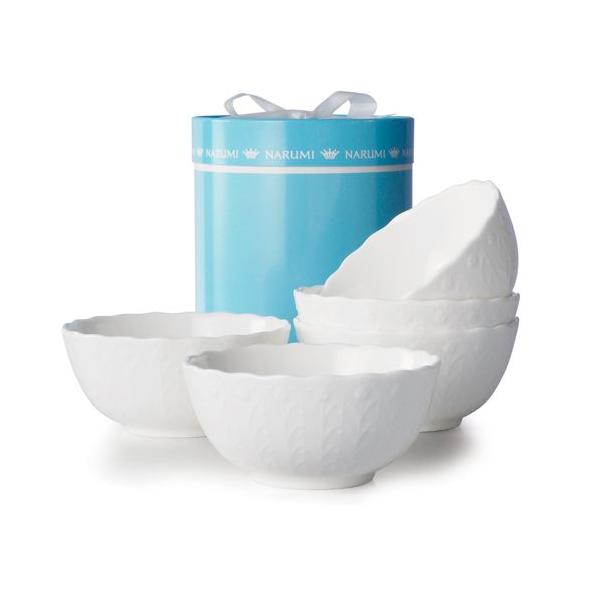 NARUMI BONE CHINA SILKY WHITEシリーズ：シルキーホワイトサイズ：φ108 × H52mm材質：ファインボーンチャイナ製メーカー：鳴海製陶 株式会社セット内容：11cmプチボール × 5箱サイズ：120×120×1...