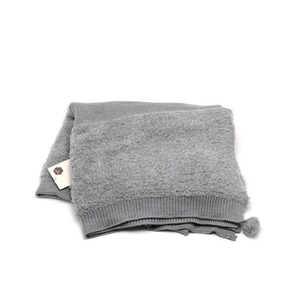 月兎印のオリジナル商品を佐藤繊維さんが最高品質のウール糸を使って大切に編み上げてくださいました。※混用率のポリエステルは、モールの毛羽を抜けなくする熱融着繊維の割合です、肌に触れる表面部分はウール100%です。サイズ：160×86cm&lt...