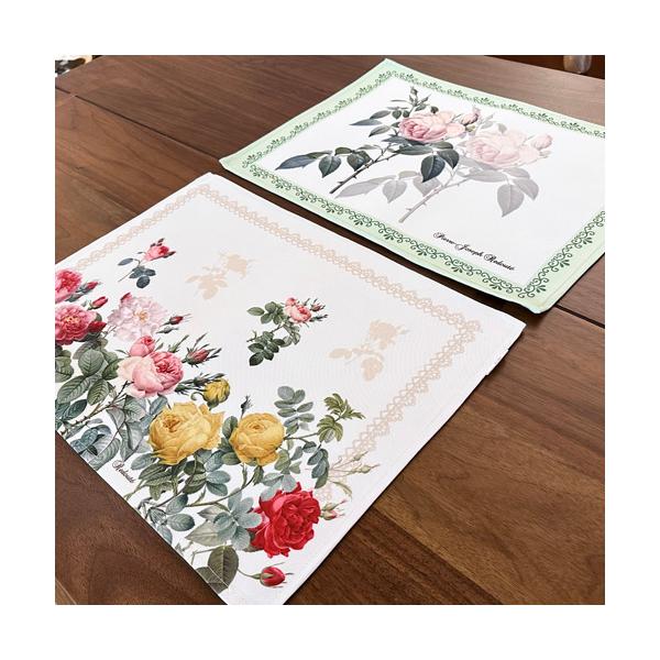 シリーズ：ルドゥーテサイズ：約350×450mm材　質：ポリエルテル100％(撥水加工)セット内容：ランチョンマット（同柄）× 2原産国：中国製(Made in China)販売元：株式会社オクノブ・インターナショナル東京