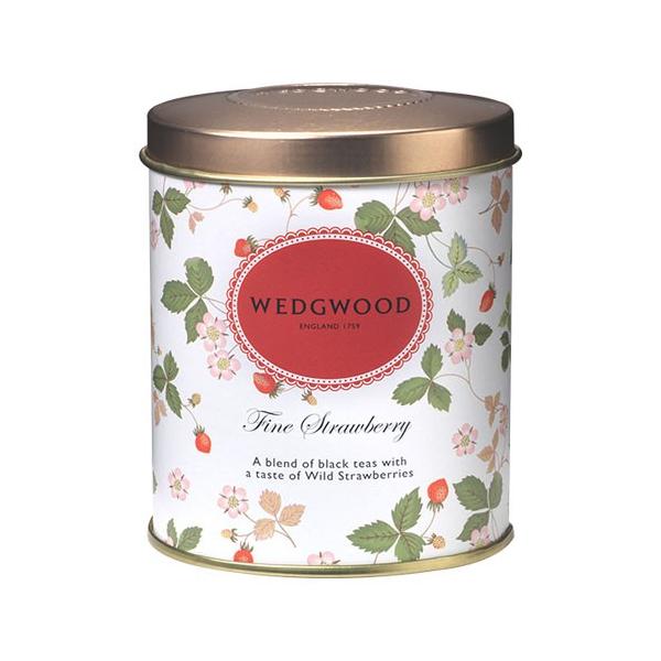 WEDGWOOD WILDSTRAWBERRY COLLECTION原材料名：紅茶、香料 内容量：100g抽出時間： 2分半から3分原産国：スリランカ、中国 ブレンド国：イギリス 輸入元：フィスカース ジャパン株式会社