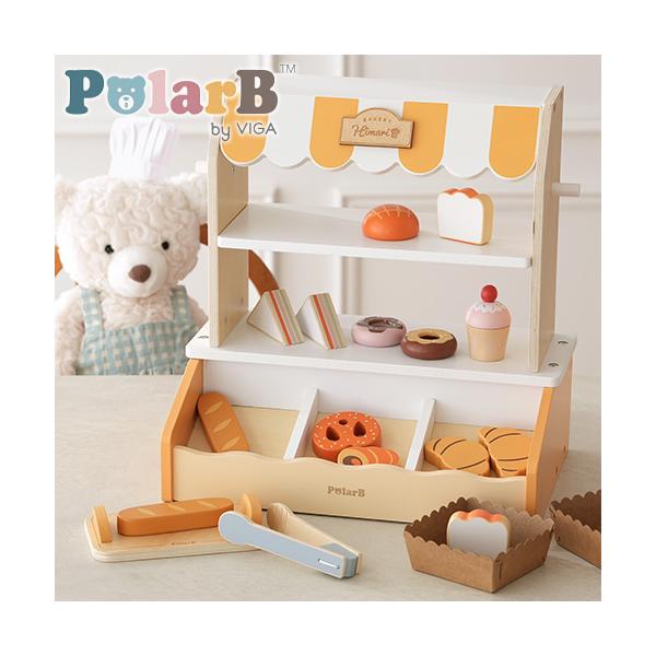 商品名：【２歳誕生日 ３歳誕生日】ポーラービー（PolarB） 焼きたてパンやさん◆SIZE本体：W32.8×D22.5×H36cｍ　2380g（本体のみの重さ 1860g）パンの参考：メロンパン/直径5cm 26g　パン全部の重さ：320...