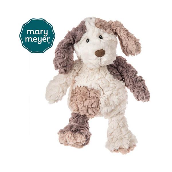 アメリカの老舗おもちゃメーカーMary Meyer（メリーマイヤー）のぬいぐるみ。ナチュラルな色合いのニュートラルカラーで展開する「パティシリーズ」の茶色とクリーム色の子犬です。すらっと長めの手足と優しいお顔が特徴的ですソフトでふわふわな肌...