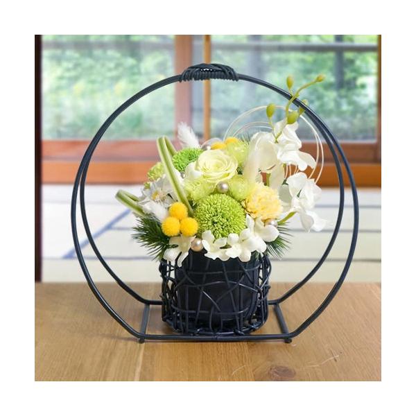 【発売日：2009年04月01日】人気の和風プリザーブドフラワー！お誕生日やお祝い、敬老の日に最適！！◆商品名pre0365和風プリザーブドフラワー　月の詩（つきのうた） ◆主な商品・材料ローズ（プリザ）、ピンポンマム（プリザ）、小菊（プリ...