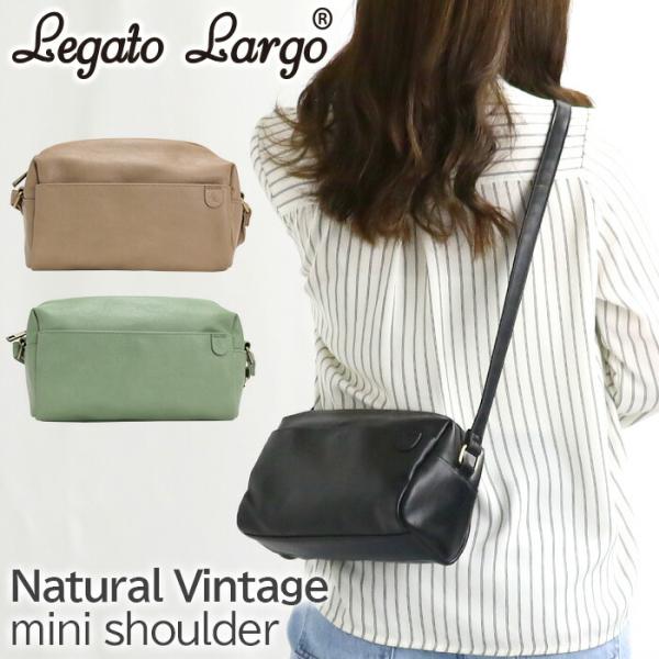 【発売日：2025年10月03日】Legato Largo（レガートラルゴ）から、毎日使える横型ショルダーが登場！シンプルでどんな装いにも合わせやすい「ナチュラルヴィンテージ」シリーズ。素材にはしっとりとした手触りのポリウレタンを使用。コン...
