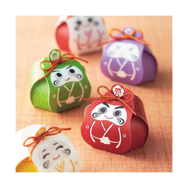 ●商品サイズ／53×60×68mm●だるまキャンディ3個入（アップル味）　 ※種類の指定はできません。※ご注文は20個以上5個単位プチギフト 結婚式 お菓子 プレ花嫁 結婚準備 披露宴 2次会 食品 安い プチプラ 可愛い 大人可愛い 和装...