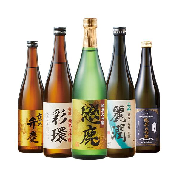 全国5酒蔵純米大吟醸飲みくらべ720ｍｌ５本組種別：純米大吟醸酒内容量：720ml×5本