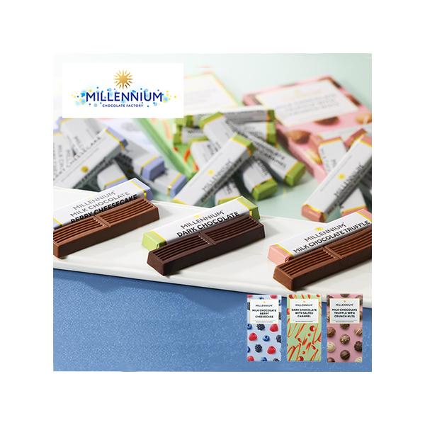 ミレニアム　バー３種セット【お届けのご案内】お申込締切：2026年02月28日(土)【お届け内容】●ミレニアムトリュフナッツバー×1箱●ミレニアム塩キャラメルバー×1箱●ミレニアムベリーチーズケーキバー×1箱●1箱サイズ／15×7.5×1(...