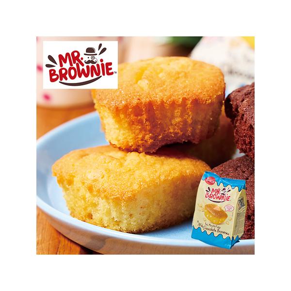 ミスターブラウニー　ホワイトチョコレート８個【お届けのご案内】お申込締切：2026年02月28日(土)【お届け内容】●200g（8個）●1袋サイズ／20.5×13×8（厚み）ｃｍ◎ギフトバッグ小付賞味期間：常温2ヶ月目安原産国：スペイン製