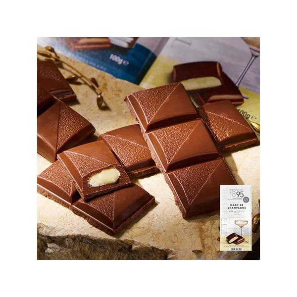 ワインリッヒ　マールドシャンパーニュチョコレート【お届けのご案内】お申込締切：2026年03月31日(火)【お届け内容】●100ｇ●1包サイズ／15.5×7.6×1.2（厚み）ｃｍ◎ギフトバッグ小付賞味期間：常温5ヶ月目安原産国：ドイツ製