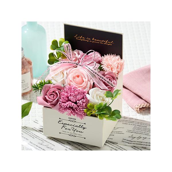 しゃぼんドリームボックス【母の日お届け】■お届けのご案内お届け予定日：2026年05月06日(水)―05月10日(日)早割申込締切：2026年04月21日(火)15時迄お届け内容：【造花】【ソープフラワー】【屋内向け】●エレガントシャボンボ...