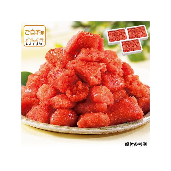 博多の味　辛子明太子　切れ子　３．０ｋｇ【お届けのご案内】お届け予定：ご注文後10日前後でお届けします。お申込締切：2026年09月08日（火）お届け内容：●1.0kｇ×3箱賞味期間：冷凍2ヶ月目安原料原産地：ロシア又はアメリカ※製造地は佐...