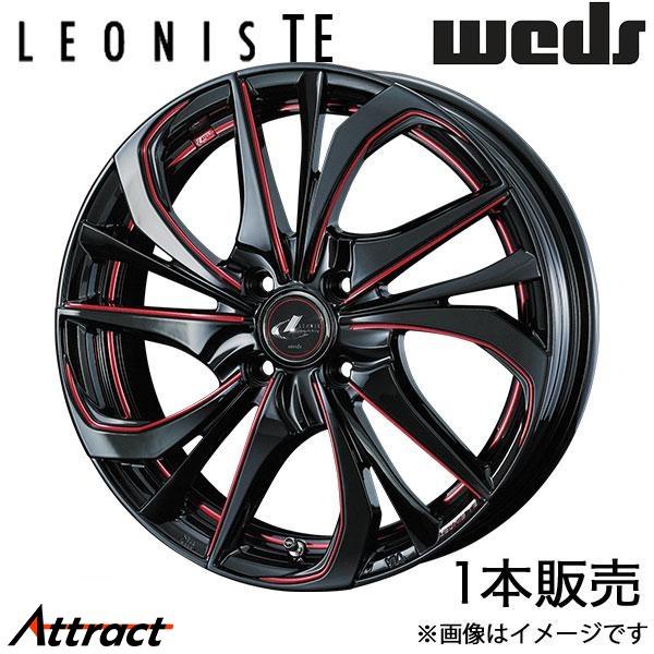 メーカー：WEDS商品：LEONIS TE品番：0038745JAN：4549522967881カラー：ブラック/SCマシニング[レッド]リム径(inch)：16リム幅(inch)：5.0フランジ：Jボルト穴数：4P.C.D(mm)：100...