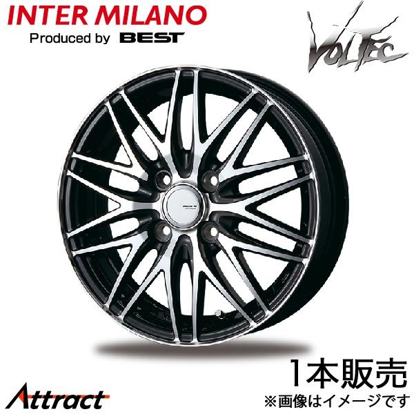 メーカー：INTER MILANO商品：AVENTO MR-10カラー：ブラックポリッシュ(BK/P)本数：1本サイズ(inch)：14リム幅(inch)：4.5フランジ形状：Jボルト穴数：4P.C.D(mm)：100インセット(mm)：4...
