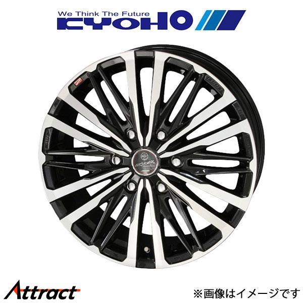 メーカー：KYOHO商品：SMACK CRESTカラー：サファイアブラック×ポリッシュホイールサイズ/リム径(inch)：17リム幅：7.0フランジ：Jボルト穴数：6P.C.D(mm)：130インセット(mm)：55車両：トヨタ車種：グラン...