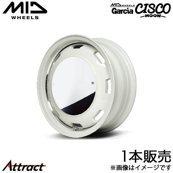 メーカー：MIDブランド：Garcia CISCO MOONカラー：オールドイングリッシュホワイト+リムヴァーレイポリッシュ本数：1本サイズ(inch)：15リム幅(inch)：4.5フランジ形状：Jボルト穴数：4P.C.D(mm)：100...