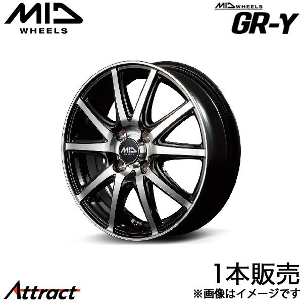メーカー：MIDブランド：GR-γカラー：ブラックポリッシュ本数：1本サイズ(inch)：15リム幅(inch)：5.5フランジ形状：Jボルト穴数：4P.C.D(mm)：100インセット(mm)：50ハブ高(mm)：-32ハブ径(φ)：67...