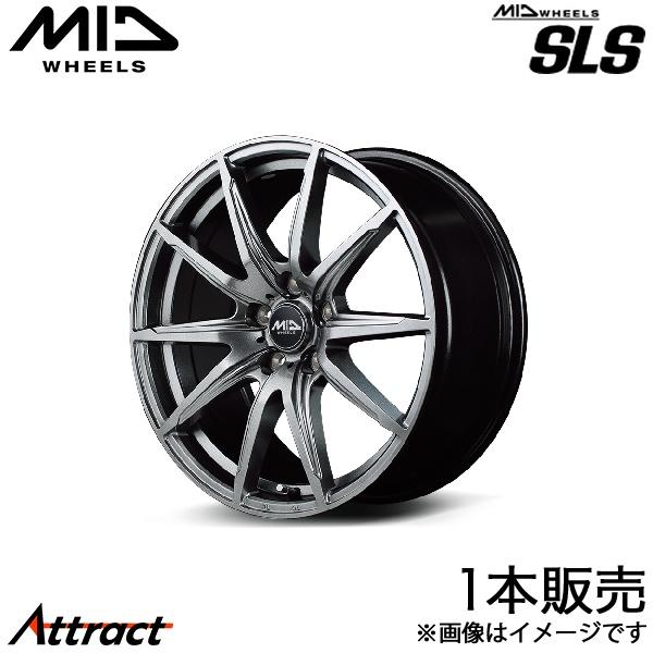 メーカー：MIDブランド：SLSカラー：メタリックグレー本数：1本サイズ(inch)：17リム幅(inch)：7フランジ形状：Jボルト穴数：5P.C.D(mm)：114.3インセット(mm)：38ハブ高(mm)：-54ハブ径(φ)：73.1...