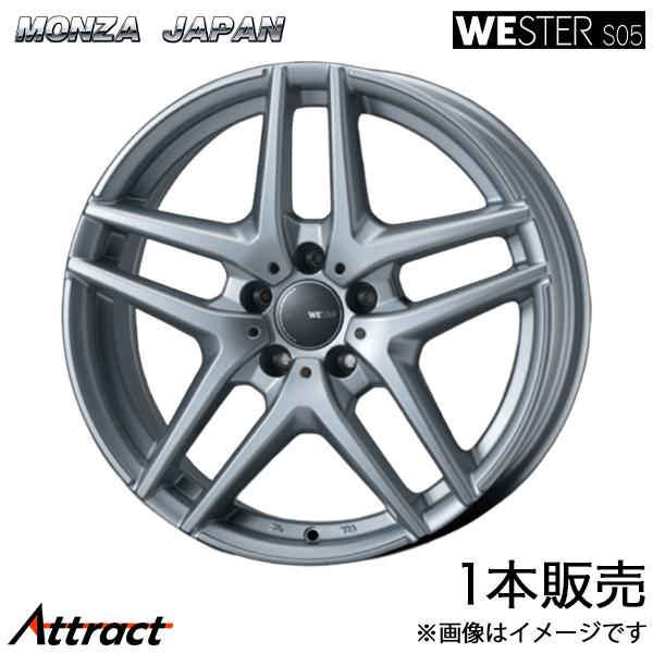 メーカー：MONZA JAPANブランド名：WESTER S05品番：TA-01カラー：シルバー本数：1本サイズ(inch)：16リム幅(inch)：6.5フランジ形状：Jボルト穴数：5P.C.D(mm)：112インセット(mm)：46ハブ...