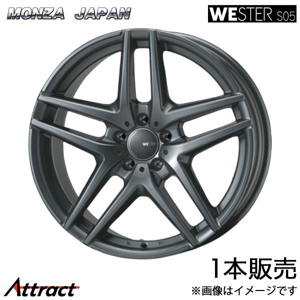 メーカー：MONZA JAPANブランド名：WESTER S05品番：TA-02カラー：ダークシルバー本数：1本サイズ(inch)：16リム幅(inch)：6.5フランジ形状：Jボルト穴数：5P.C.D(mm)：112インセット(mm)：5...