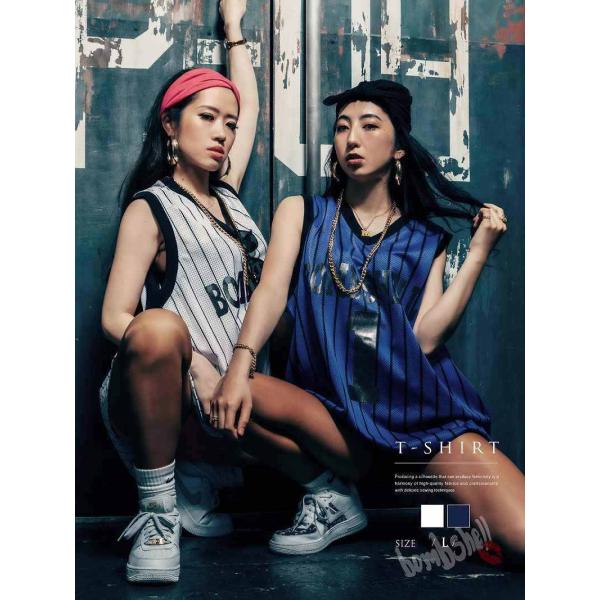 ◆Information◆☆メッシュ素材で吸水速乾性があり通気性抜群のタンクトップはダンス衣装やレッスン着に大活躍!☆オーバーサイズのユニホーム風デザインのタンクトップはメンズライクでCOOOLなのでヒップホップ系ダンサーさんにイチオシ。☆...