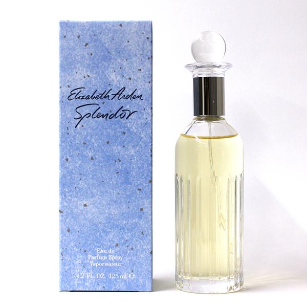 ■ エリザベスアーデン■ スプレンダー 125ml EDP■ 125ml■ スイートピー、ヒヤシンスなどの繊細な花の香りから、リラックス作用のあるジャスミンへと変化。繊細でやさしく清々しい。フローラルを堪能できるフレグランス。香調：フローラ...