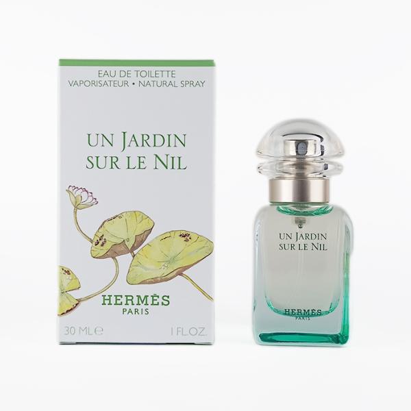 ■ブランド:　エルメス■商品名:　エルメス ナイルの庭■容量:　30ml■商品説明: 香調：フルーティ・グリーン・ウッディ香りをかいだだけでゆったりと流れるナイルのほとり、クレオパトラも愛でたかもしれない睡蓮の美しい風景がイメージできる上品...