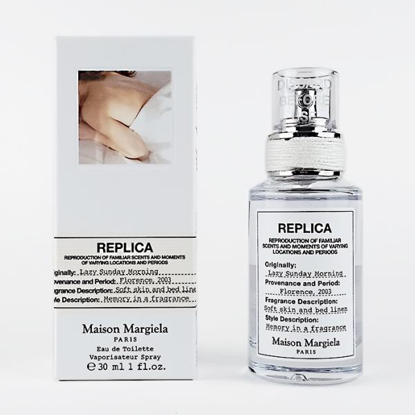 ■ メゾン マルジェラ■ レプリカレイジーサンデーモーニング ■ 30ml■ レプリカシリーズNo.1ベストセラー「レイジー サンデー モーニング」柔らかでフレッシュなシーツにいつまでも包まれていたい。イタリア、フローレンスの清々しく晴れた...