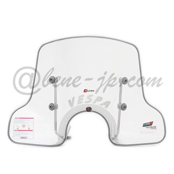 ミドルフライスクリーンFACO製Vespa GTS 125-250-300用フライスクリーンの材質が少々柔らかくなっており、他のフライスクリーンより衝撃に強くなっています。フライスクリーン自体の高さはラージスクリーン程高くないので、ラージは...