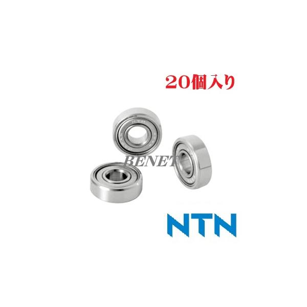 NTN　BC6-16AZZZZ　20個特価単列深溝玉軸受　ミニチュアベアリング　クローム　シールド(ZZ)タイプサイズ:内径6mm　外径16mm　幅6mmメーカー：NTN