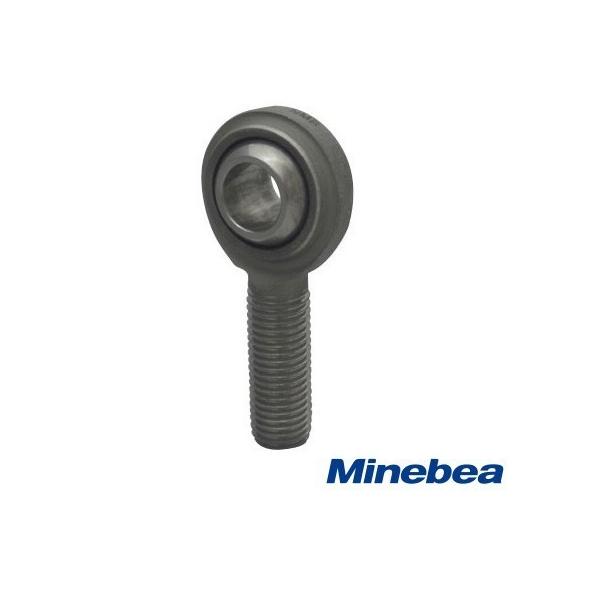 NMB　ミネベアミツミ　RBM-16E　ロッドエンドベアリング内径16mm　外径38mm　M16×2.0mm【材質】モールドライナー:ミネロン(自己潤滑性樹脂) 【質量(g)】185 【タイプ】RBM-E 【 【材質(ボール)】軸受鋼(クロ...