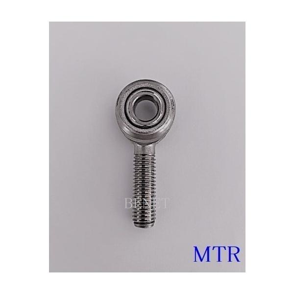 MTR 　SDM-12-TP (NMB  RBT-12E 後継品)　ロッドエンドベアリング 無給油タイプ●ボディ(ハウジング) : SUS303ステンレス●ボール : SUS440Cステンレス●インサート : テフロン(MP2)