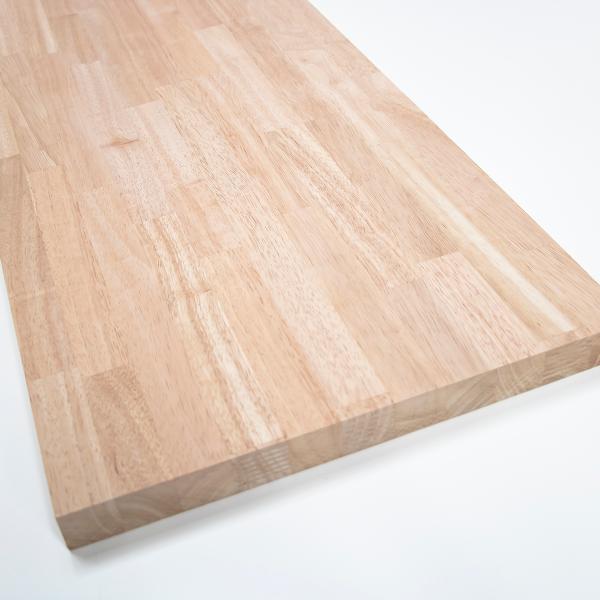 【発売日：2020年09月28日】ゴムの木テーブル（集成材）：1200ｘ600ｘ25ｍｍ ゴム集成材は白色がかっていてキレイ☆彡表面はパイン材より固く傷つきにくいです。傷が気になる方は塗装をおススメします。１人ではゆったりサイズ、２人では食...