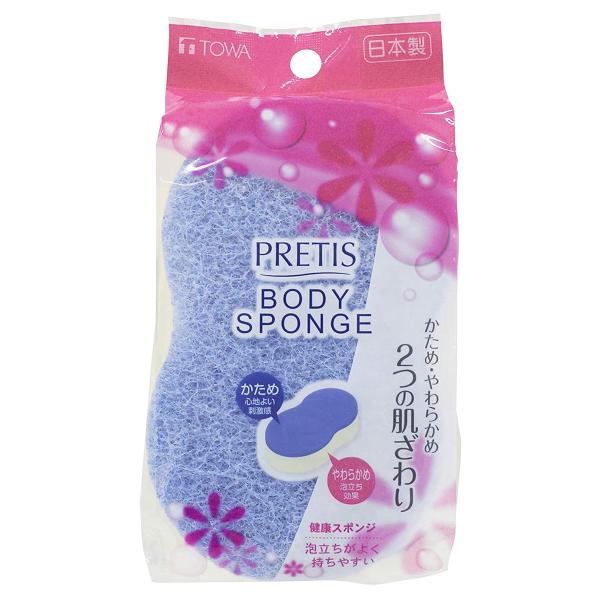 ボディスポンジ /2つの肌触り /泡立ち良く持ちやすい