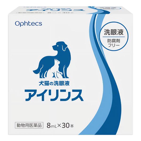 オフテクス アイリンス 8mL×30本入 動物用医薬品 犬猫用 洗顔液