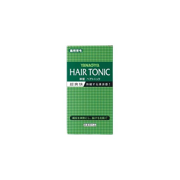 愛されて６０年 柳屋ヘアトニックは医薬部外品です  若々しく健康で丈夫な髪を育てるには、頭皮への継続したお手入れが重要です。柳屋ヘアトニックは、薬効成分が毛根に浸透し、抜毛を防いで発毛を促進する、スキッと爽快なヘアトニックです。