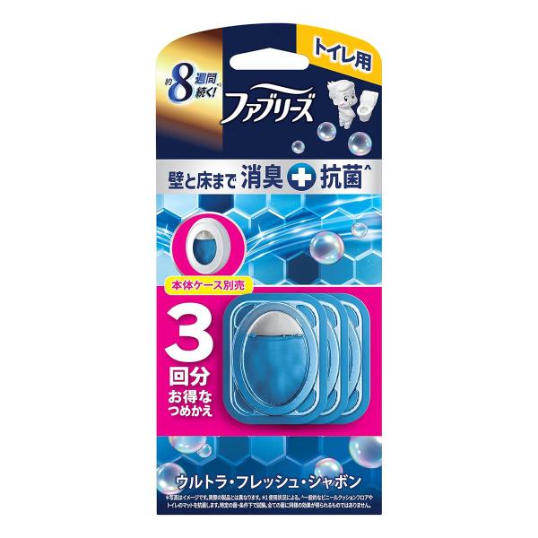 ファブリーズ トイレ用消臭剤 ウルトラフレッシュシャボン 詰替