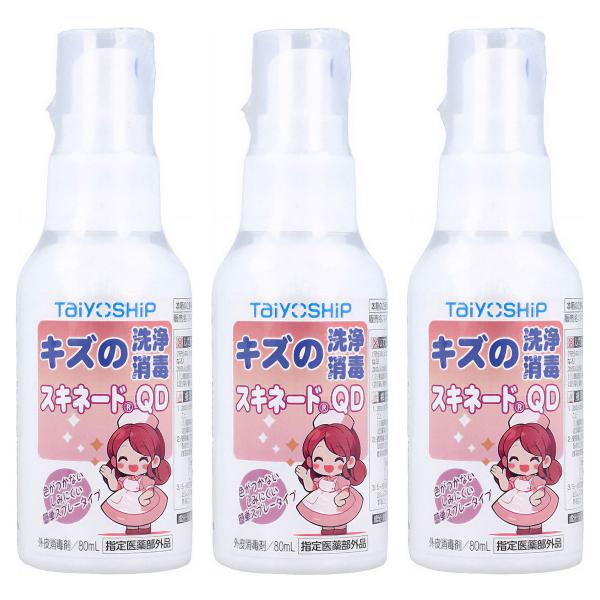 大洋製薬 TaiyOSHiP スキネードQD 80mL 消毒液 すり傷 消毒