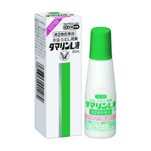 ・水虫薬を使用している人のほとんどが、１日１回程度しか使っていません。ダマリンＬ液は、水虫薬の使用実態を考えてつくられた１日１回型の水虫・たむし用薬です。・製剤技術により、皮膚への付着性を高め、角質へ硝酸ミコナゾールを移行させ、貯留させます...
