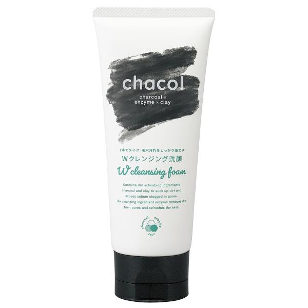 熊野油脂/洗顔フォーム/炭×酵素×泥の力で吸着洗浄