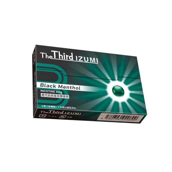 The Third IZUMI ザ サード イズミ 電子タバコ ブラック メンソール iQOS アイコス イルマ イルマワン対応 ニコチンなし タールなし ニコチンゼロ 禁煙