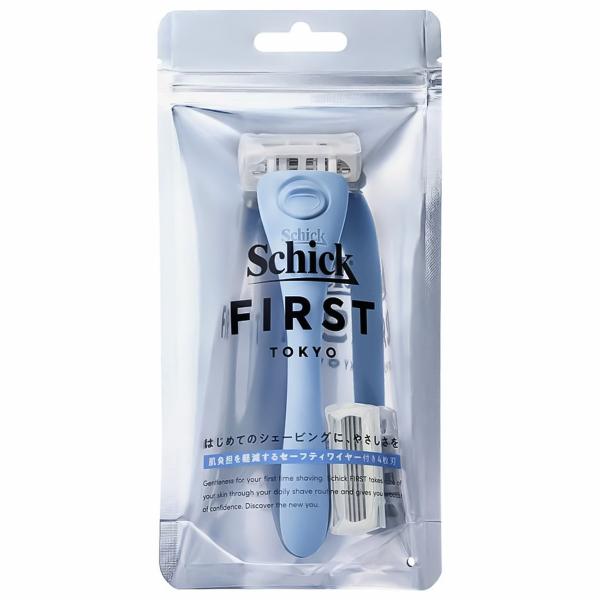 Schick シック ファースト シェービング ホルダー オーシャンブルー ホルダー1個 替刃1個