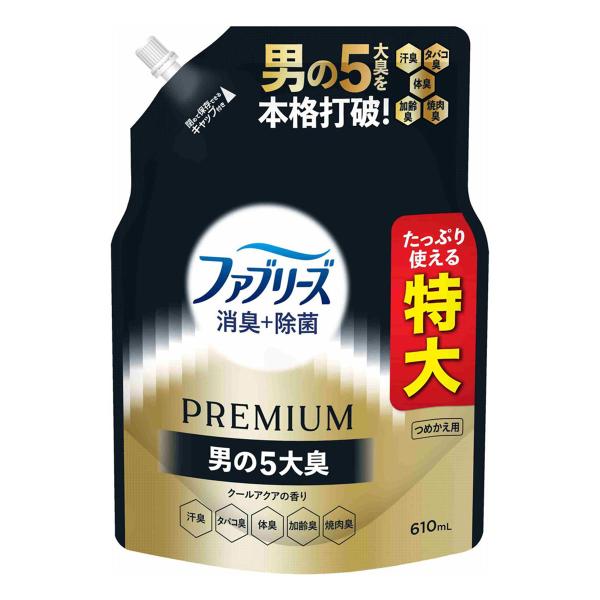 ファブリーズ MEN プレミアム クールアクア つめかえ 詰替