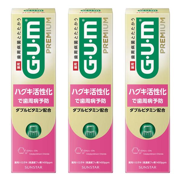GUM ガム プレミアム デンタルペースト ハグキケア 薬用 歯磨き