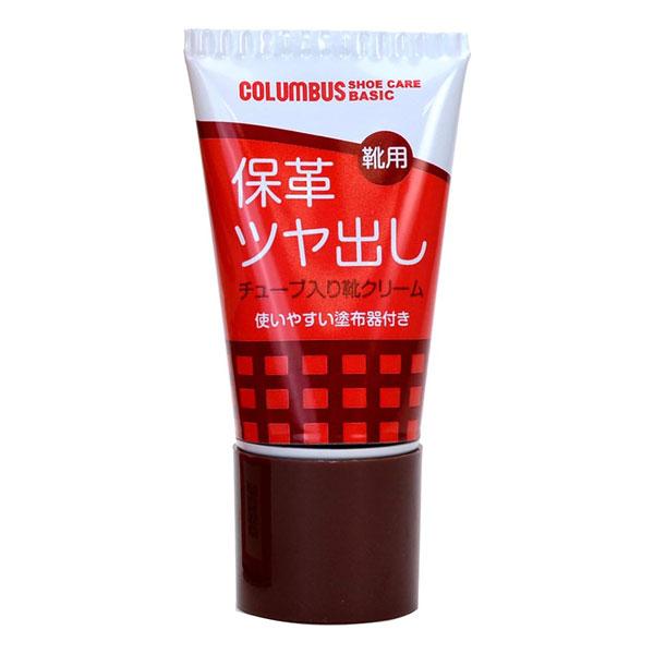 コロンブス ベーシックチューブ入り靴クリーム 濃茶 50g 靴磨き
