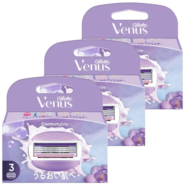 ヴィーナス うるおい肌 スミレの香り 替刃 3コ入 シェービング