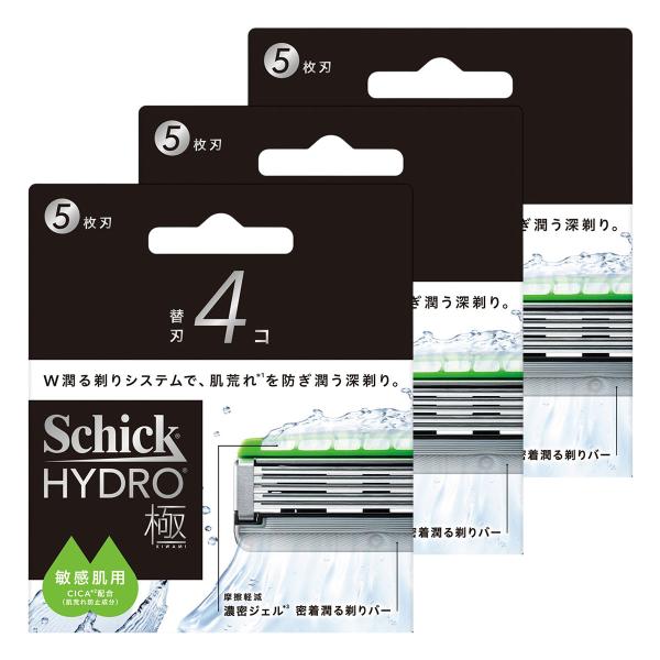 Schick シック ハイドロ極 敏感肌 替刃 剃刀
