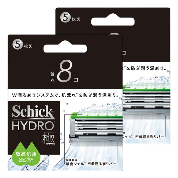 シック ハイドロ極 敏感肌 替刃 カミソリ 剃刀 5枚刃