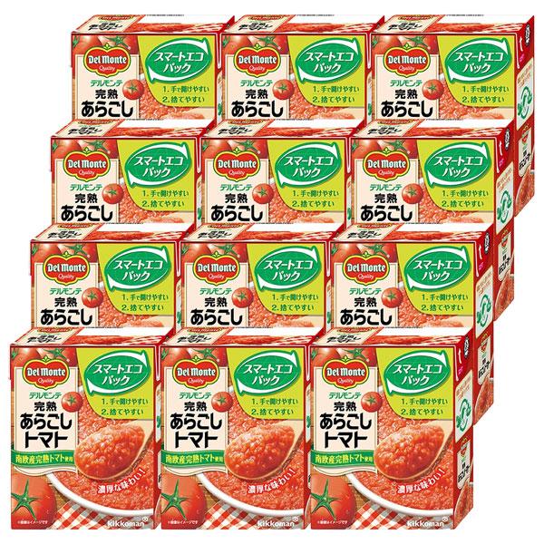 デルモンテ 完熟あらごしトマト 紙パック 388g 12個 トマト