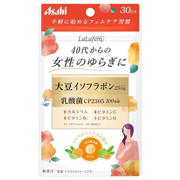 アサヒグループ食品/大豆イソフラボン/40代からの女性のゆらぎに