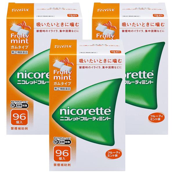 吸いたくなったらかむ。ニコチンの摂取量を自分で調整できます。●ニコレット ガムはタバコをやめたいと望む人のための医薬品で、禁煙時のイライラ・集中困難などの症状を緩和します。（タバコをきらいにさせる作用はありません）●使用期間は3ヵ月をめどと...